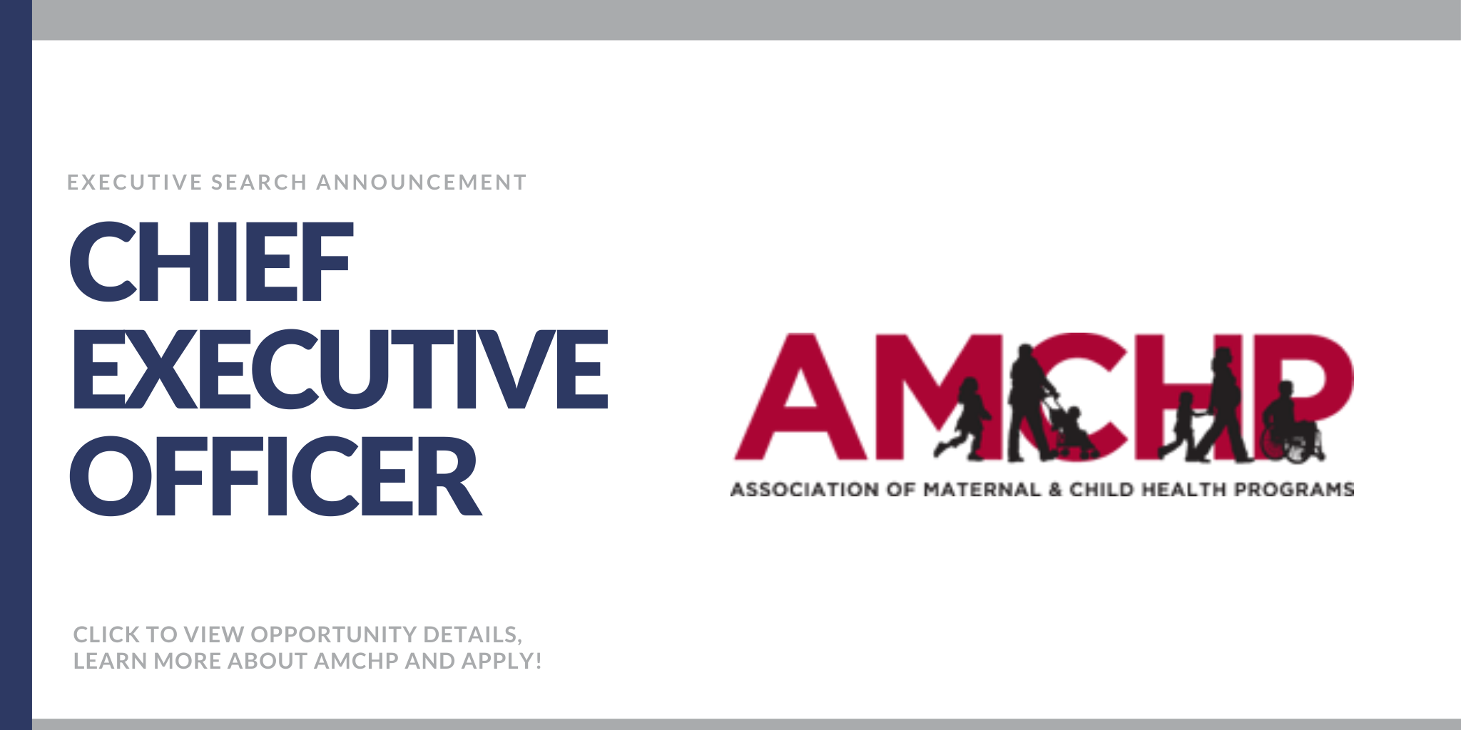 Executive Search: Chief Executive Officer - AMCHP