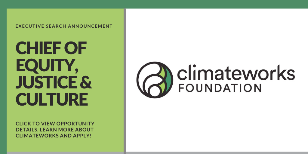 Ex Search: COE, Justice & Culture - ClimateWorks Foundation