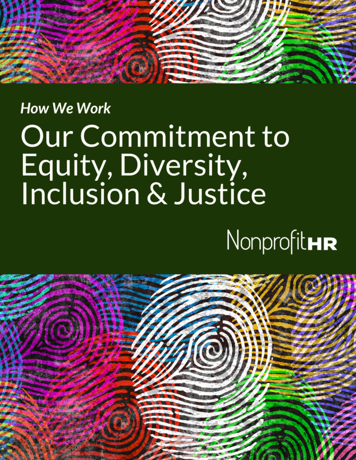 Nonprofit HR's Official Diversity Statement | How we work | Nonprofit HR