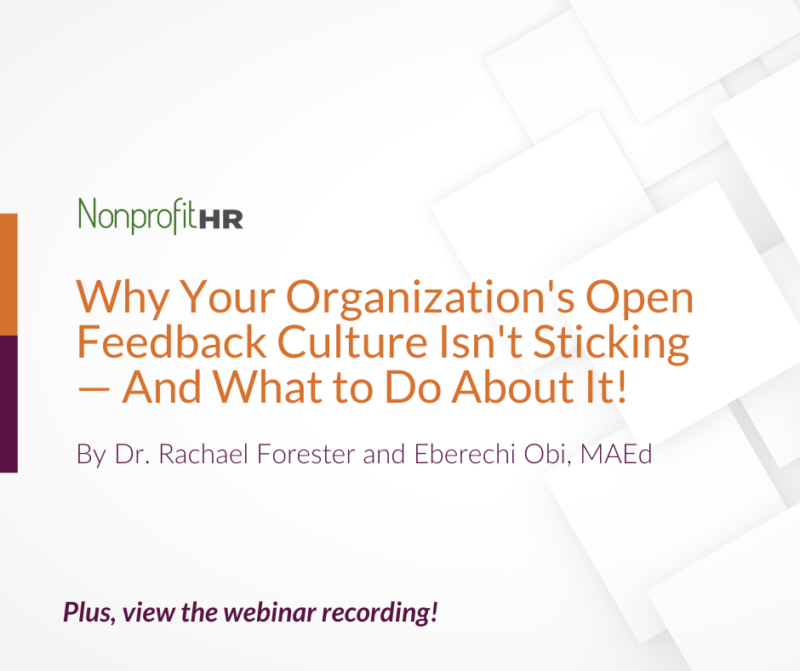 Why Your Organization's Open Feedback Culture Isn't Sticking — And What ...