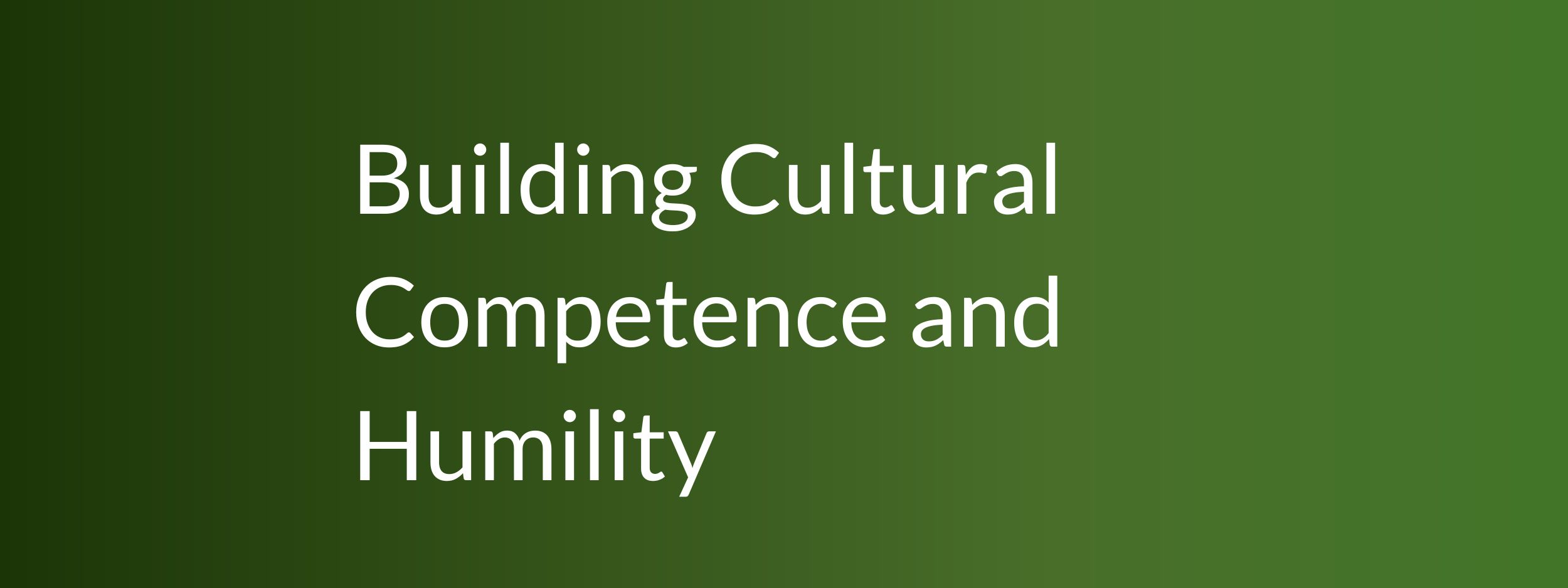 Building Cultural Competence and Humility |Nonprofit HR – Best Human Resource Consulting Firm ...