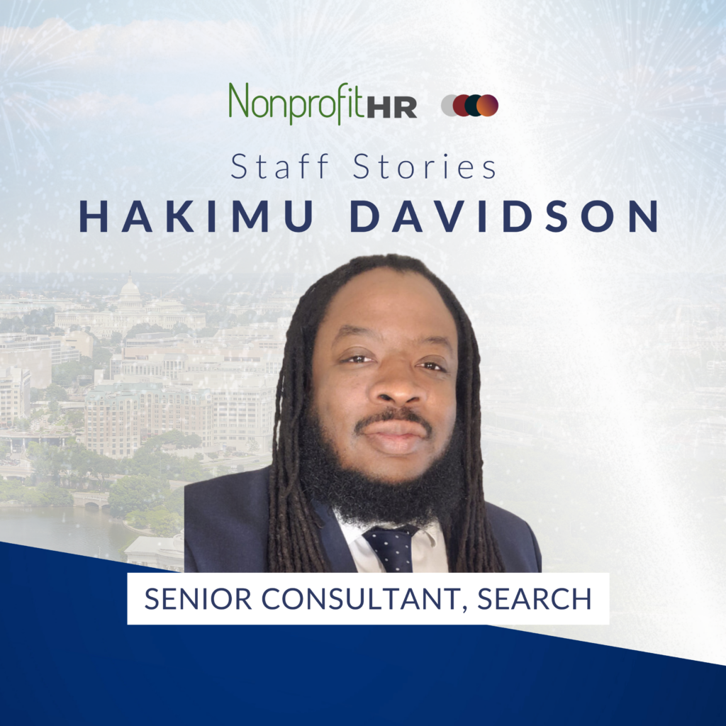 Nonprofit HR Staff Story: Hakimu Shuttlesworth Davidson | Nonprofit HR